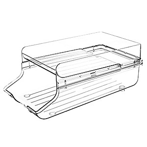 HEMOTON Water Storage double storage beer dispenser drink dispenser drinks can fridge organizer can holder for refrigerator Cans soda dispenser Kitchen Cabinets
