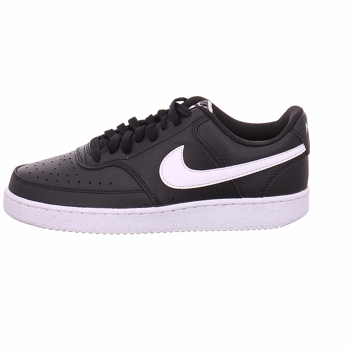 Nike Men's Court Vision Low Next Nature Shoes Sneaker, Black/White-Black, 8