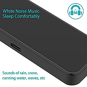 Pillow Speaker Bone Conduction Stereo Bluetooth Wireless Music Sleep Headphones Insomnia White Noise Machine for Side Sleepers Adults and Baby Compatible with iOS/Android/Windows (Square+White+Blue)