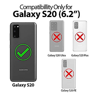 GOOSPERY Mansoor Wallet Designed for Galaxy S20 Case [9 Card Slots+2 Extra Side Pocket] Double Sided Multi-Slot Inner Flap Card Holder Ample Storage Flip Phone Cover - Wine