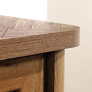 Sauder Coral Cape Desk, L: 58.62" x W: 23.47" x H: 30.0", Sindoori Mango Finish