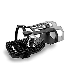 Boerte Peloton Bike & Peloton Bike+ Pedals Compatible Toe Cage Adapters - Convert Look Delta Pedals on Indoor Exercise Bike to Toe Cages and Straps - Ride with Regular Shoes