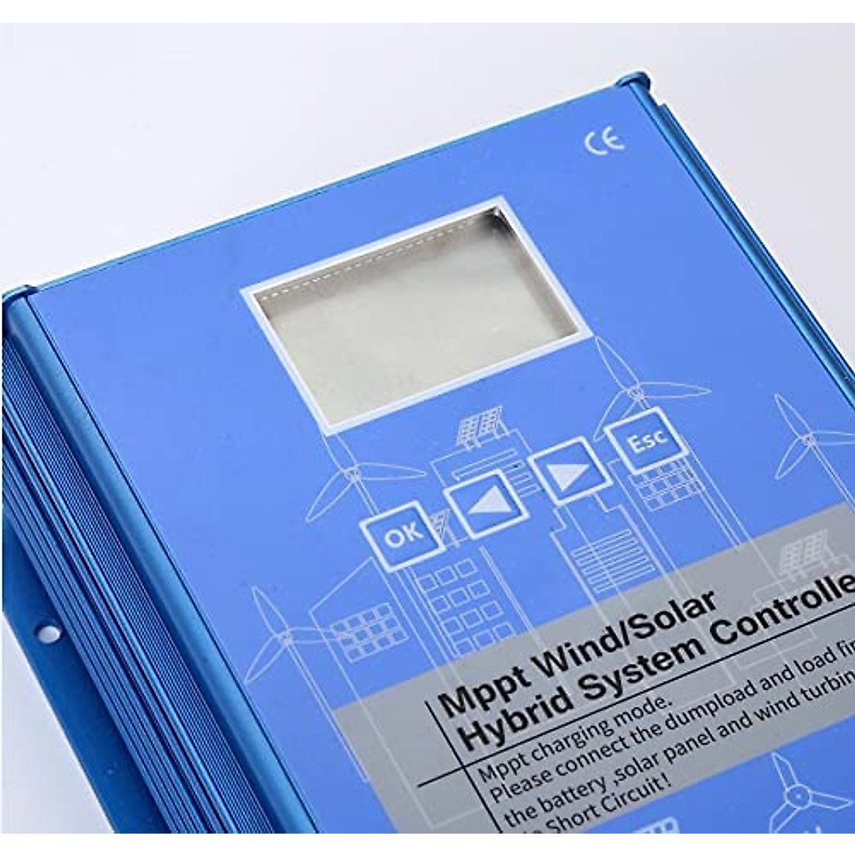 1600W Wind Solar Hybrid System MPPT Charge Controller with Dump Load 1000w Wind Turbine Generator 600W Solar Panel 12V 24V Auto Regulator