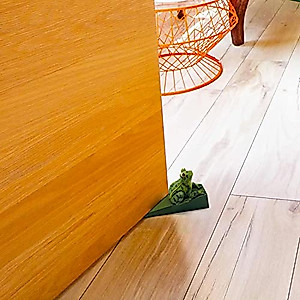 BOOMLATU Resin Vivid Cute Door Stopper, Frog Door Stop for Home, Office and Garden