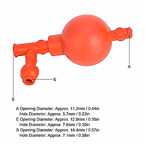 Suction Ball Convenient Pipetting Ball Suction Bulb for Chemical Research for Laboratory