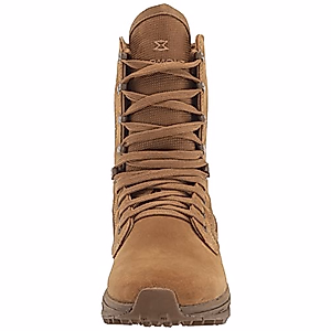 GARMONT TACTICAL T8 NFS 670 Military Combat Boots for Men and Women, Army, Air Force, AR670-1 Compliant Footwear, Lightweight, Suede Leather, Coyote, Size 10.5 Wide