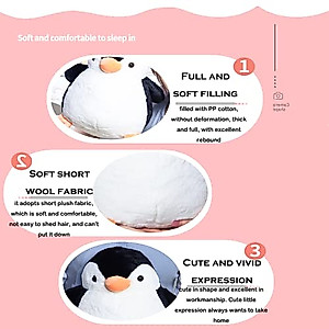 CHELEI2019 13.8" Penguin Stuffed Animals,Christmas Penguin Flurry Plush Pillow Gift for Kids