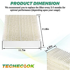 1043 Super Humidifier Wick Filter Replacement for Essick AirCare Evaporative Humidifiers Filter 1043 EP9500 EP9700 EP9800 831000 821000 826000 826800 and Bemis Space Saver 800 8000 Series Humidifiers