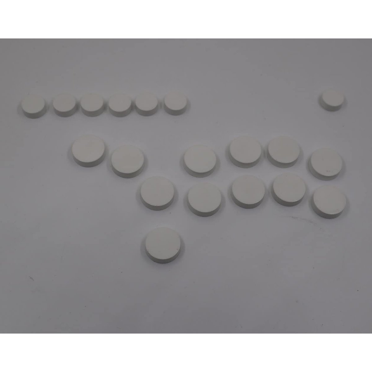 Keycaps for FightBox B1-PC B1-PC-B B1-PS B1-PS-B Ultra-Thin All Buttons Leverless-Style Arcade Game Controller (White)