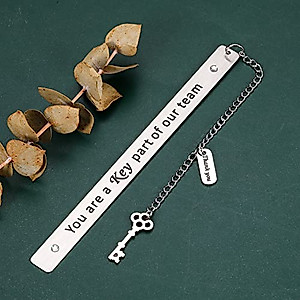 Valentine's Day Gifts for Him Her Christmas Bookmarks for Women Men Coworker Colleague Teammate Booklover Friend Boss Stocking Stuffer Birthday Team Employee Appreciation Retirement Farewell Thank You