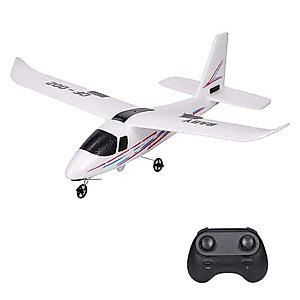 GoolRC QF002 RC Airplane, 2.4Ghz 2 Channel RC Plane Ready to Fly, Durable EPP Foam DIY Remote Control Airplane Toy Built-in Gyro, Easy to Fly RC Aircraft for Beginners Kids and Adults