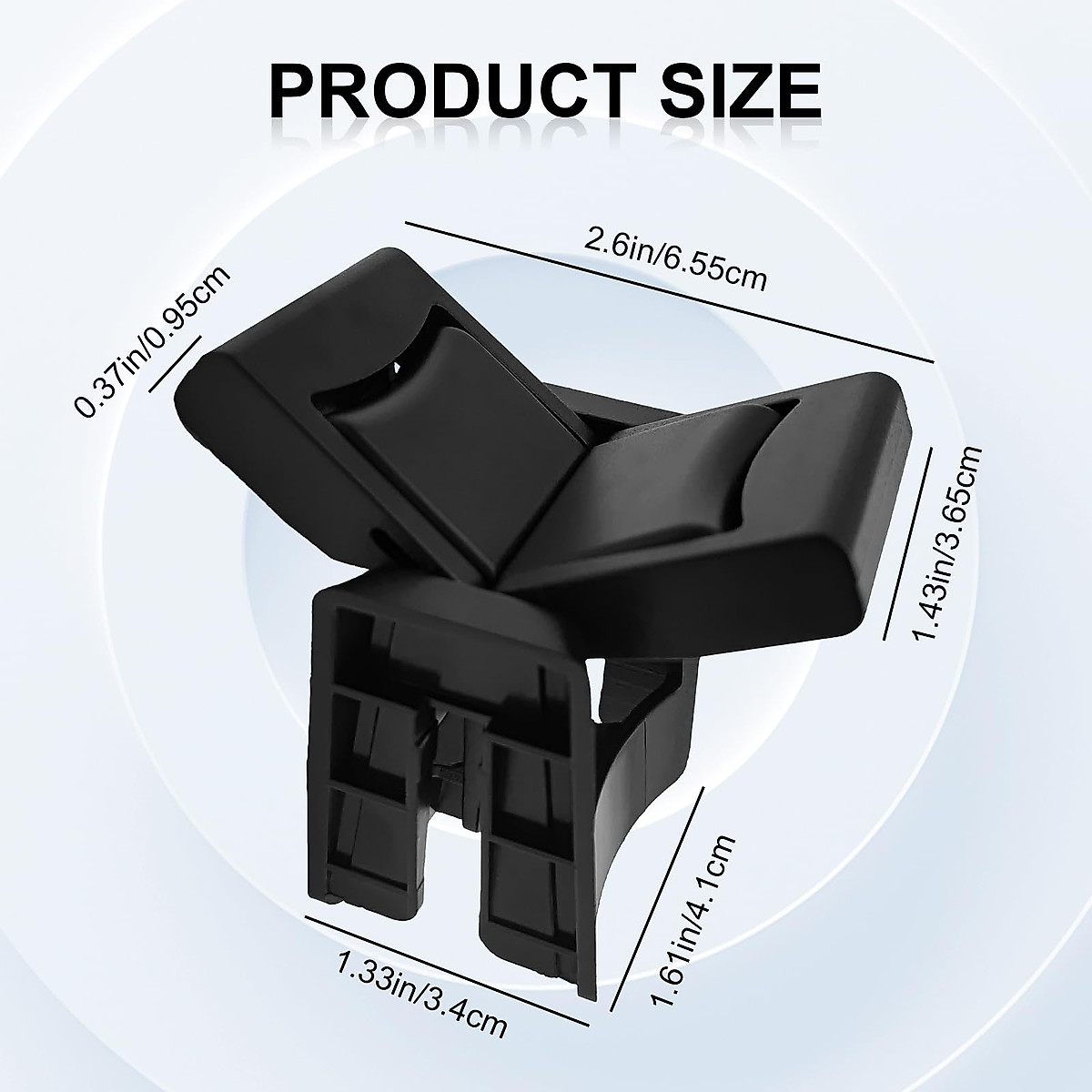 QUICTO Cup Holder Spacer, Center Console Beverage Compatible with 2014-2020 Toyota Highlander, Replacement for 55618-0E170-C0, QFMCQ4