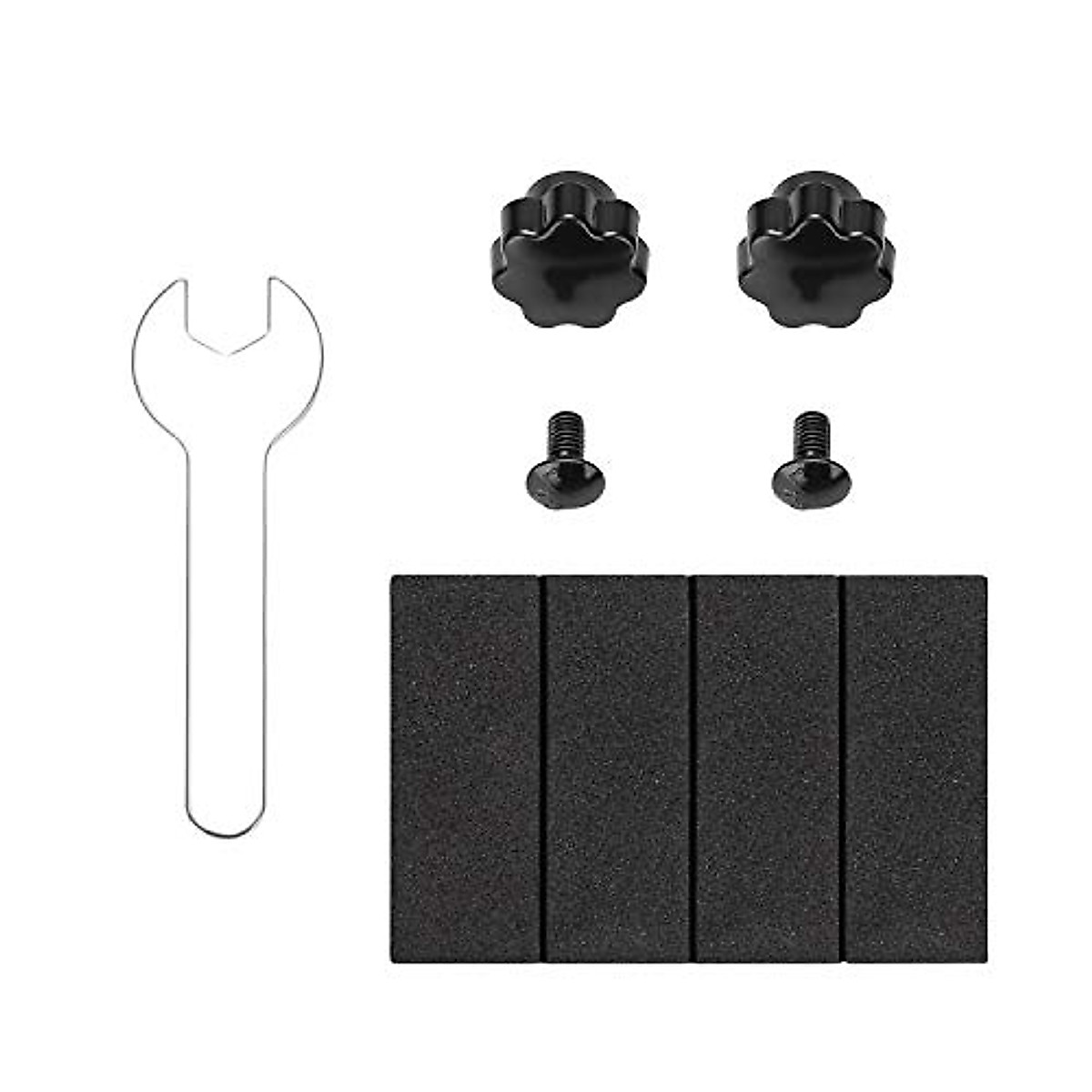 CPU Stand, Computer Tower Stand with 2 Locking Wheels and 2 Caster Wheels, UPC Steel Rolling Stand Computer Stand for Desktop Tower (Black)