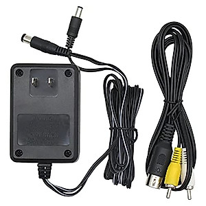 AC Power Supply Adapter and AV Cable Adjustable for SEGA Genesis 1 (Model: 1601) Durable ZOOJR