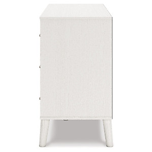 Signature Design by Ashley Aprilyn Farmhouse 6 Drawer Dresser, Whitewash