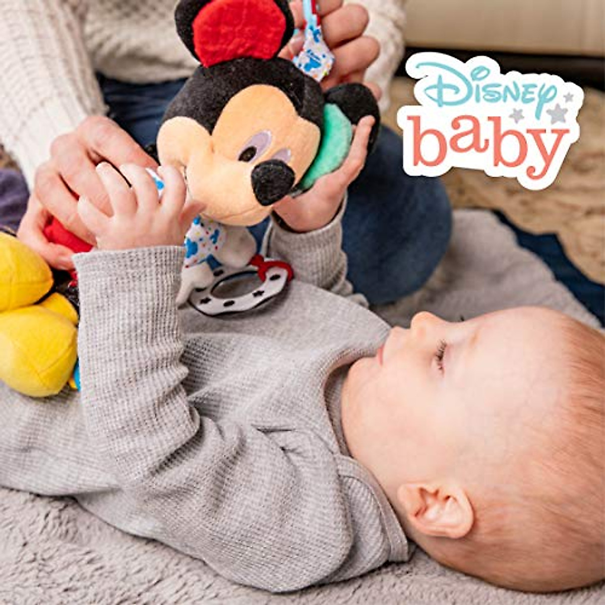 KIDS PREFERRED Baby Mickey Mouse On The Go Pull Down Activity Toy