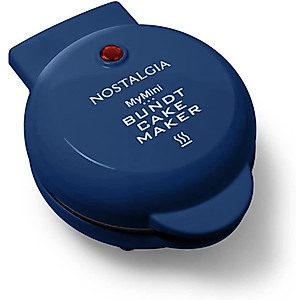 Nostalgia MyMini Lava & Bundt Cake Maker-mini breads, mini muffins, compact size (Navy)