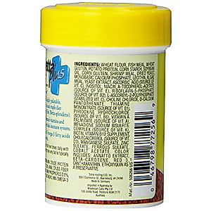 TetraBetta PLUS Floating Mini Pellets, Fish Food With Natural Color Enhancer, 1.2 ounces