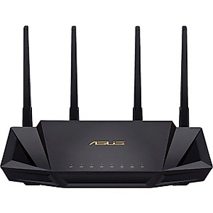 ASUS - Wireless-AX3000 Dual-Band Wi-Fi Router - Black