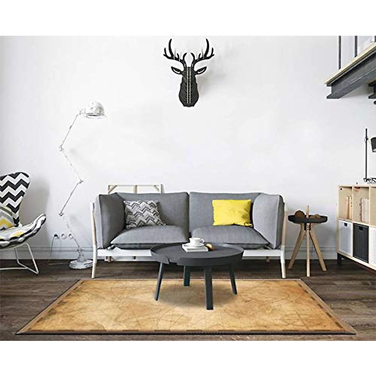 Home Area Runner Rug Pad Old World map Thickened Non Slip Mats Doormat Entry Rug Floor Carpet for Living Room Indoor Outdoor Throw Rugs