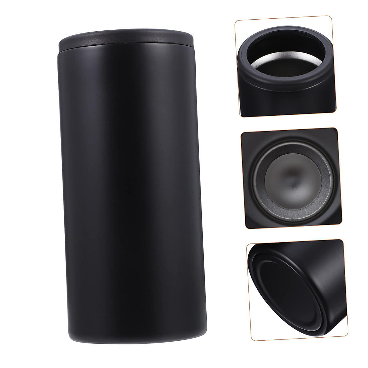 SHOWERORO 1pc Vacuum Insulation Tank Beer Chiller Bucket Insulated Can Cooler Beer Cooling Bucket Beverage Cooler Beer Bottle Can Cooler Travel Cup Stainless Steel Soft Drink Child Fashion