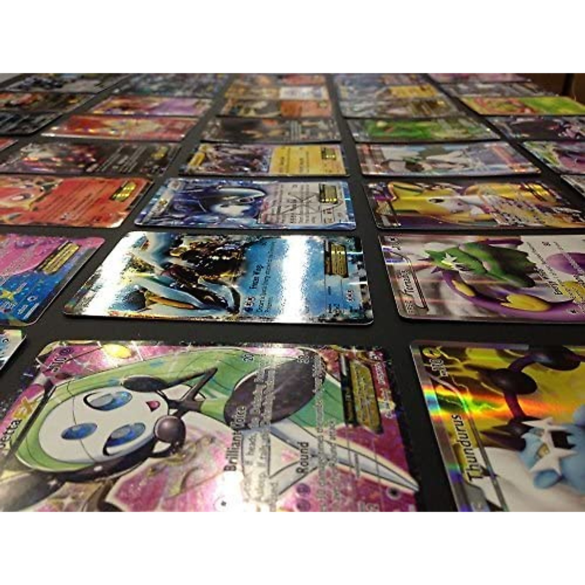 Pokemon TCG : 100 Card LOT Rare, COM/UNC, Holo & Guaranteed EX, MEGA OR Full Art