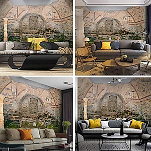 Kanworse Bóveda Romana Canvas Print Wallpaper Wall Mural Self Adhesive Peel & Stick Wallpaper Home Craft Wall Decal Wall Poster Sticker for Living Room