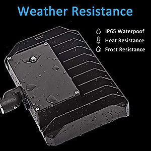 SZGMJIA 40W LED Flood Light, Outdoor Security Floodlights Fixture with Knuckle Mount & Base, Dusk-to-Dawn Photocell Daylight 5,200lm(200W Equivalent) IP65 Waterproof for Entrance Garden Yards(2Pack)