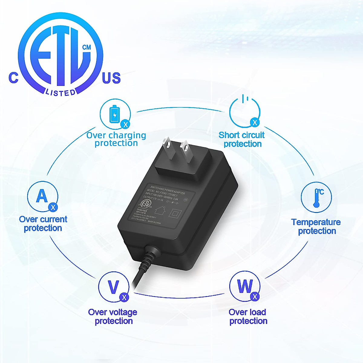 TPLTECH 17V AC/DC Power Charger for Bose Soundlink 3 2 1 Bluetooth Wireless Speaker III/II/I，369946-1300/357551-1300/330001/357550 Bose Soundlink Speaker Charger with 6.6 Ft Charging Cable