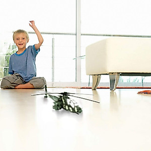 HAPTIME Military Helicopter Toy with Lights and Sounds, Pull Back Army Plane Airplane for Kids Children Boys Girls 11.2 inch (Green)