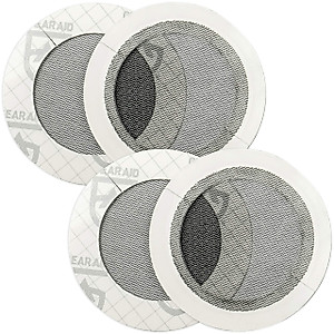 GEAR AID Tenacious Tape Mesh Patches for Repairing Holes in Tents, Bug Screens, Mosquito Netting, No-See-ums and More, 3” Rounds, 4 Patches