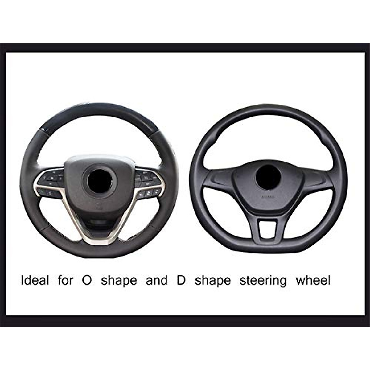 RANXIZY Handmade Japanese Sweet Sakura Cherry Blossom Steering Wheel Cover for Girls,Universal Fit Elastic Stretch on Car Accesories(Red Plum)