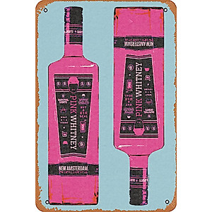 Pink Whitney 'Blue' Music Tin Sign Poster Retro Vintage Metal Bar Club Wall Art Decoration 8x12 Inches