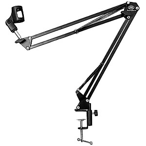 AxcessAbles MX-100 Professional Cardioid Studio Condenser XLR Microphone with AxcessAbles SF-101 Half Dome Isolation Shield for Streaming & Studio Recording