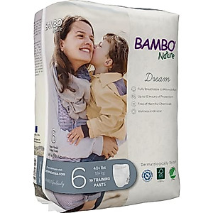 Bambo Nature Premium Training Pants (SIZES 4 TO 6 AVAILABLE), Size 6, 19 Count