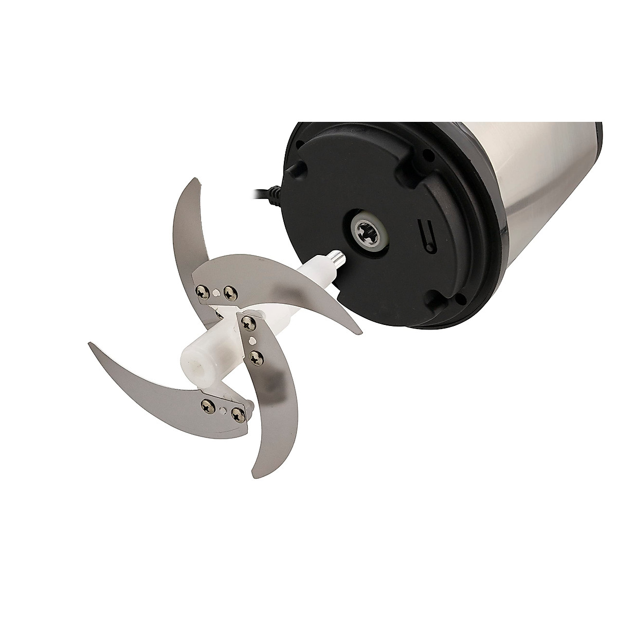 Eternal Living Food Processors & Vegetable Chopper with Glass Bowl Ground Meat Vegetables Fruits Nuts Ice, Stainless Steel