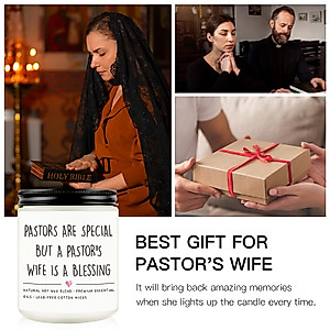 Pastor's Wife Appreciation Gifts for Women, Gifts for Pastors Wife, Unique Christmas Christian Birthday Gift for Preacher's Wife, Thank You Gift for Priest's Wife, Candle Gifts for Minister's Wife