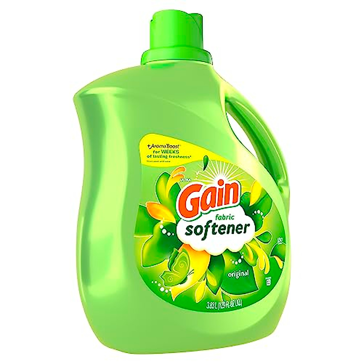 Gain Laundry Fabric Softener Liquid, Original, 129 Fl Oz 150 Loads