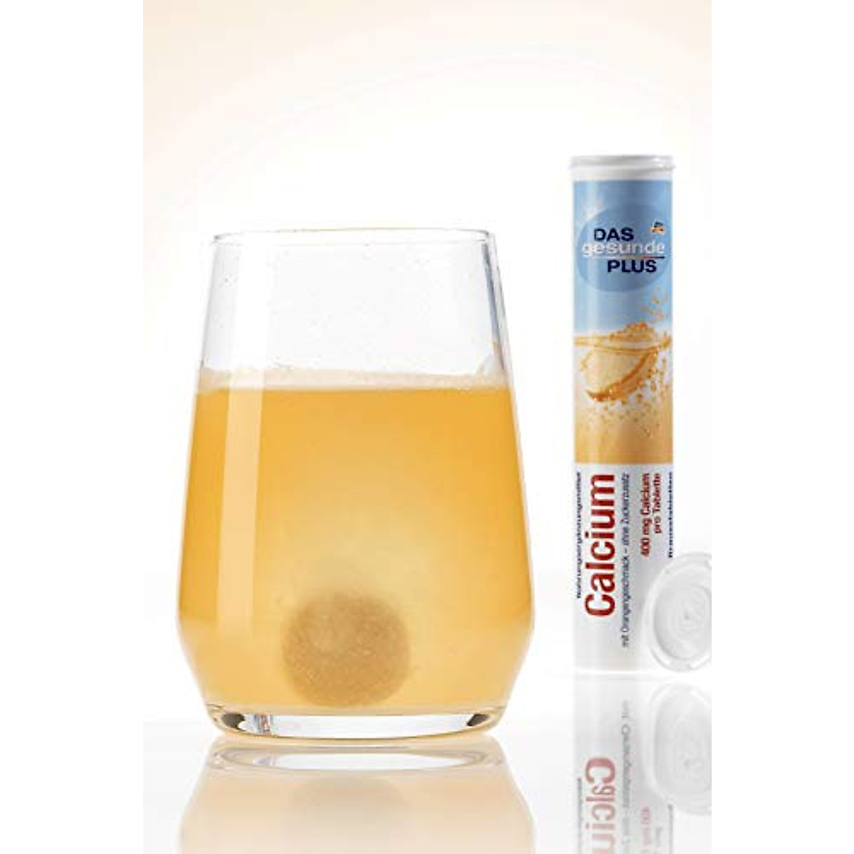 Mivolis Calcium effervescent Tablets - Dietary Supplements 4 Packs x 20 pcs | Germany