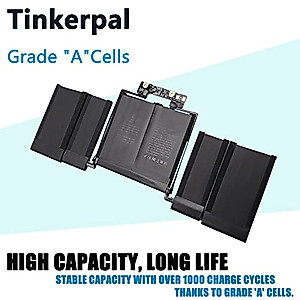 Tinkerpal A1964 Laptop Battery Compatible with MacBook Pro 13" (A1989) Mid 2018 2019 A2251 2020 EMC 3214 EMC 3358 3348 BTO/CTO MR9Q2LL/A MR9R2LL/A MR9T2LL/A MR9V2LL/A MV962LL/A MV9A2LL/A MV962LL