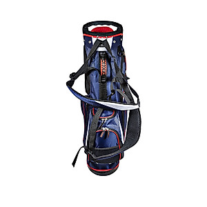 Club Champ Deluxe Stand Golf Bag, Red/White/Blue