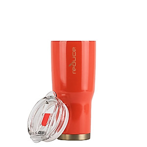 REDUCE 24 oz Tumbler, Stainless Steel - Keeps Drinks Cold up to 24 Hours - Sweat Proof, Dishwasher Safe, BPA Free - Cayenne, Opaque Gloss