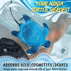 Casa Bliss Hot Tub Scum Absorber 2 Pack Turtle Scum Absorber for Spa Hot Tub. Scum Bug for Hot Tub Scum Balls for Hot Tub Oil Absorbing Sponge. Hot Tub Sponge for Scum Pool Oil Absorber