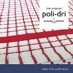 Samuel Lamont & Sons Poli Dri Tea Towel Red