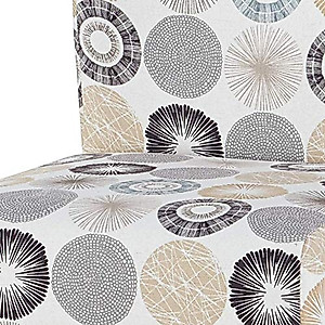 Signature Design by Ashley - Triptis Accent Chair - Casual - Tan/Gray - Geometric Circles