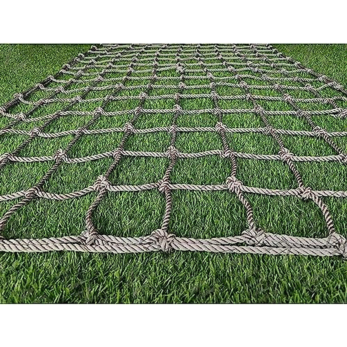 EkiDaz HXRW Rope Net Climbing Net for Kids Protective Safety Net Portable Rope Net for Outdoor Treehouse Playground Playground Sets for Backyards (Size : 4 * 7m(12.12 * 21.21ft))