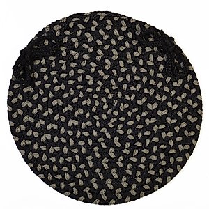 Melrose Chair Pad, Black Satin