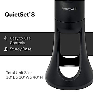 Honeywell QuietSet Whole Room Tower Fan-Black, HYF290B