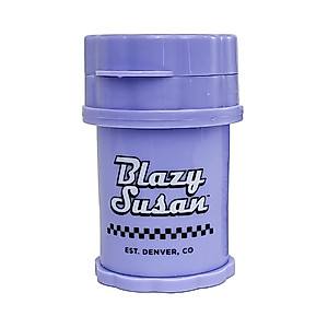 Blazy Susan Large 4-Piece Herb Saver Grinder (Purple)