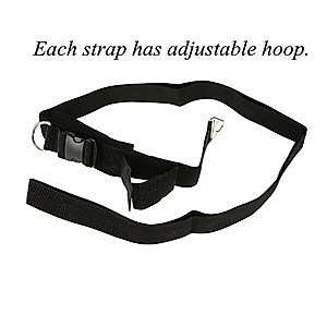 Docooler Kayak Wall Storage Strap Rack Boat Hanger Boat Keeper Garage Hanger Canoes Wall Rack Holders for Skiing Board, Ladder, Canoes